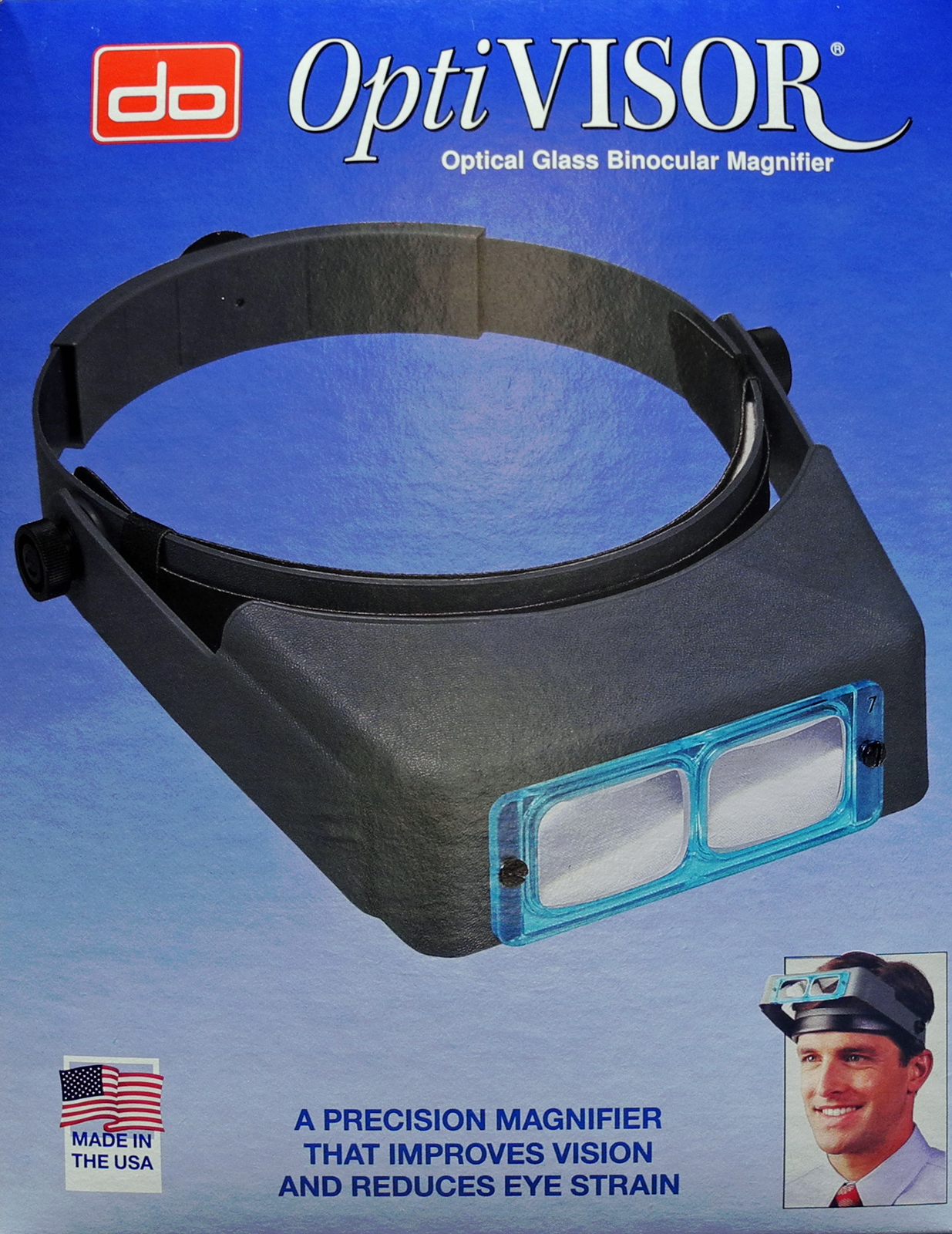 OptiVISOR Precision Binocular Headband Magnifier